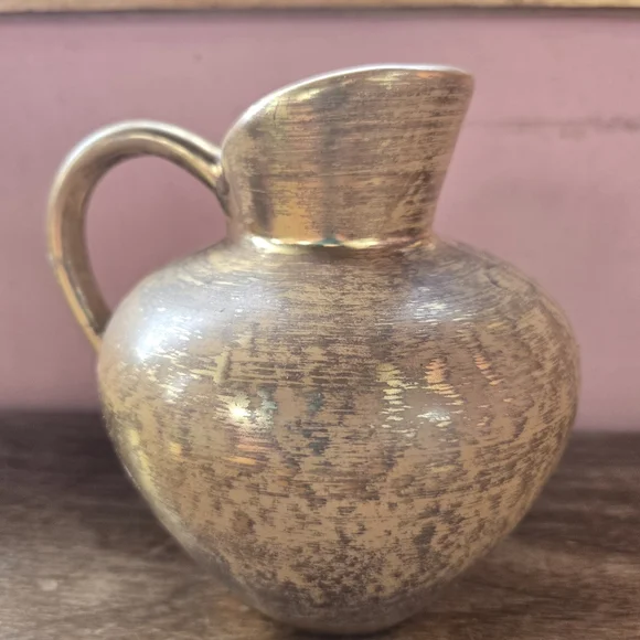 Stangl | Accents | Stangl Mid Century Gold Pottery Pitcher | Poshmark
